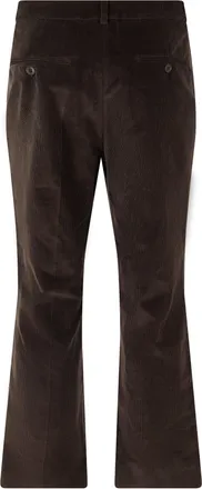 Max Mara Flared Cotton Trousers - Chestnut
