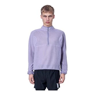SATISFY FuzzFleece AD Half-Zip - - Sport - Herren - Lila - L