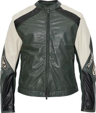 Diesel Homme, Vestes, Vert, Taille: L Veste en cuir L-Ahti