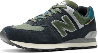 New Balance Konkrete Jungle 574 V2 Baskets, unisexes, pour adulte, noir/gris, 6 Wide Women/4.5 Men