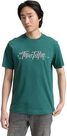 Tom Tailor 1047773 T-Shirt, 14171-Jasper Green, XL Hommes