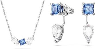 Swarovski Mesmera Collection, Collier & Boucles doreilles, Bleu