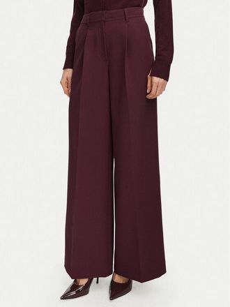 HUGO BOSS Stoffhose 50580299 Dunkelrot Regular Fit