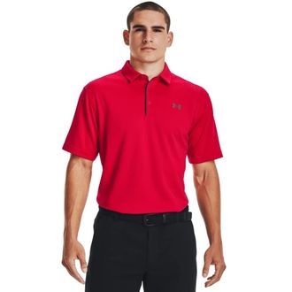 Under Armour Herren Poloshirt Tech, Red/Graphite, 3XLT, 1290140-600013