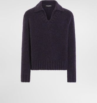 Dolce & Gabbana Pullover Aus Alpaka-mix - Mann Strickwaren Xxl