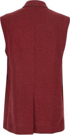 Max Mara Mstaia Gilet - Red
