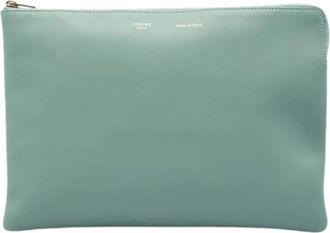 Celine Sac pochette Pre-owned - Femme - Pre-owned - Vert - Taille: ONE Size