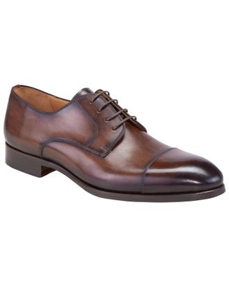 Magnanni Schn&uuml;rschuhe in Derby-Form mit abgesetzter Vorderkappe in