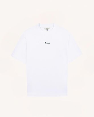 Faguo T-shirt blanc coton - YELLOWSTONE