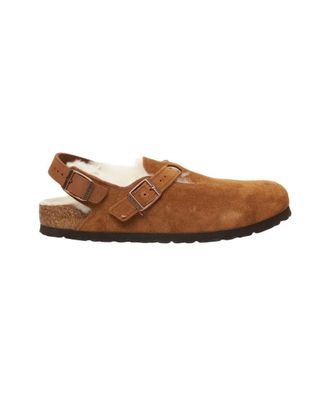 Birkenstock Sandalen - Tokio Shearling Clogs - Gr. 39 (EU) - in Braun - f&uuml;r Damen