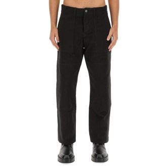 Marcelo Burlon Homme, Pantalons, Noir, Taille: M Straight Pantalons
