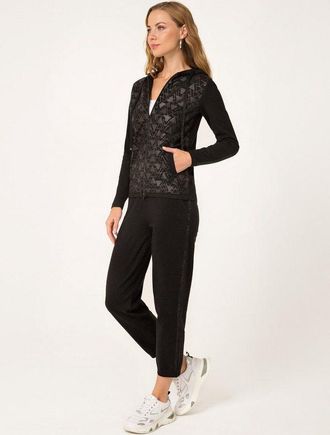 Passioni Kapuzenpullover Sweatjacke mit Kapuze und Muster