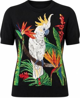 Dolce & Gabbana Pull col rond - Femme - Pulls - Noir - Taille: 52 FR