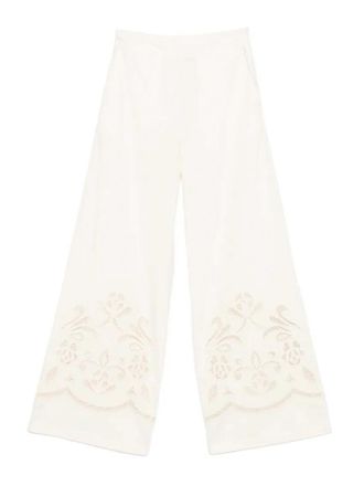 Forte_Forte Casual Hose - Creme