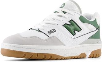 New Balance Homme 550 Sneaker, Blanc/Vert, 44 EU