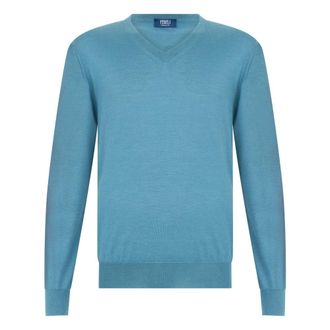 Fedeli Strickware - - Knitwear - Herren - Blau - L