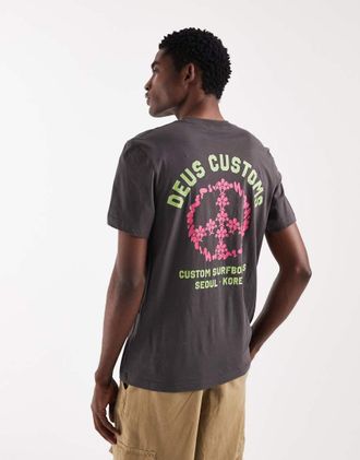 Deus Fancy Pansy - T-shirt - Noir anthracite