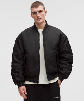 lululemon Reversible 600-Down-Fill Bomber Jacket f&uuml;r M&auml;nner - Gr&ouml;&szlig;e 2XL in Black
