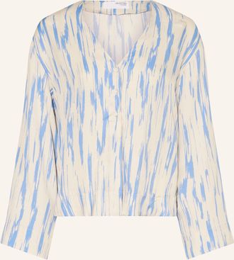 Selected Blusenshirt blau