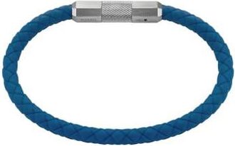Fossil Bracelet r&eacute;glable en cuir ou en acier inoxydable pour homme
