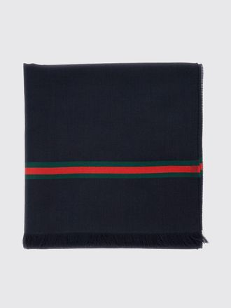 Gucci &Eacute;charpe &agrave; rayures en m&eacute;lange de laine et de soie