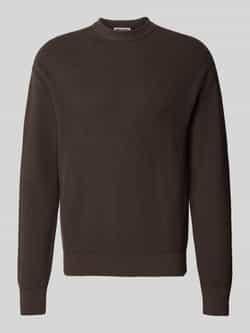 Review Regular Fit Strickpullover aus reiner Baumwolle