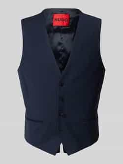 HUGO BOSS Anzugweste mit Paspeltaschen