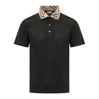 Burberry Evan Polo - - Tops - Herren - Schwarzk - S