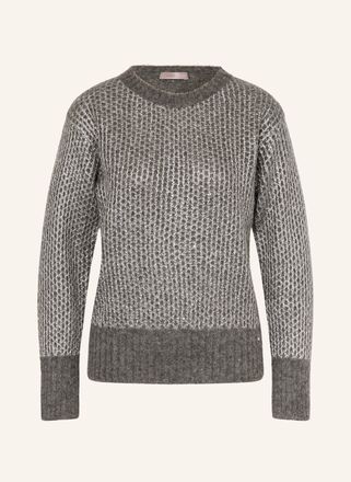 Herno Herno Pullover Mit Alpaka Und Pailletten grau