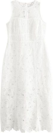Next Midikleid Ärmelloses Midikleid mit Spitzenmieder (1-tlg)