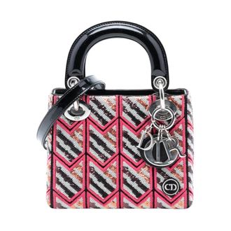Dior Pre-owned Embellished Top Handle Bag - - Pre-owned - Damen - Rosa - ONE SIZE