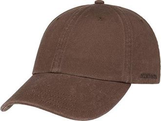 Stetson Casquette Rector Femme/Homme - Protection UV de Soleil Boucle en métal, avec visière Printemps-été - Taille Unique Marron