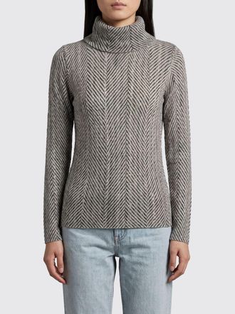 Twinset Pull &agrave; col roul&eacute; en m&eacute;lange de laine &agrave; imprim&eacute; floral et manches longues