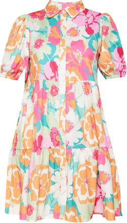 Usha Kleid Frauen rosa mehrfarbig