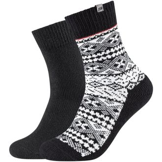 Skechers 2PPK Men Casual Fashion Jacquard Socks