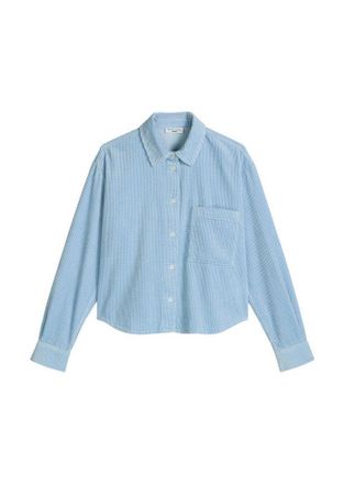 Marc O'Polo Denim Langarmbluse Cordbluse loose fit mit l&auml;ssiger Bubble-Struktur