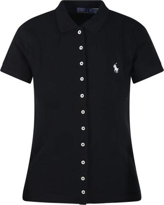 Ralph Lauren Femme, Blouses et Chemises, Noir, Taille: 38 FR S/S Polo