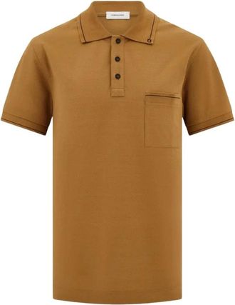 Ferragamo Polo Gancini - Homme - Tops - Brun - Taille: M