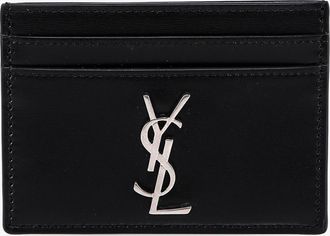 Saint Laurent Cassandre leather card holder - SAINT LAURENT - gender_Man