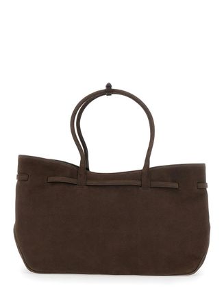 Margesherwood Womens Shoulder Bag Grandma Used Brown Leather Cow