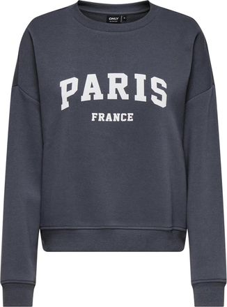 Only Onlsweat Life L/S Crew O.Size State Noos