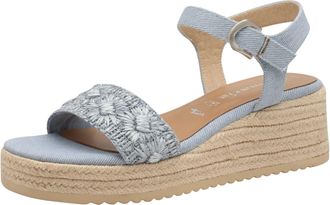 Tamaris Sandalette Damen Keilabsatz blau,EU 36