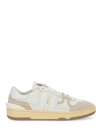 Lanvin Polyester & Calf Leather Sneaker - White