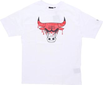 New Era Chicago Bulls Logo T-Shirt Wei&szlig;/Rot - - Tops - Herren - Wei&szlig; - XL