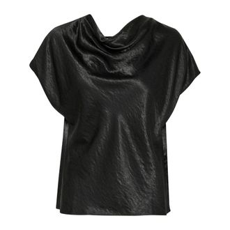 Inwear Elegante Drapierte Bluse - - Blouses & Shirts - Damen - Schwarzk - S