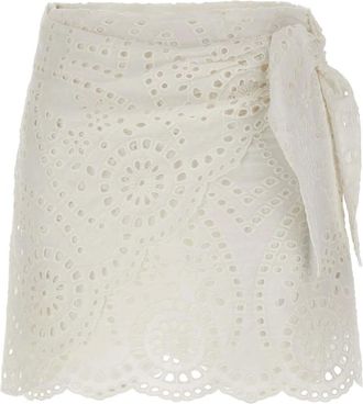 MC2 Saint Barth Femme, Jupes, Blanc, Taille: 36 FR Jupe Nyra