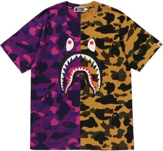 A Bathing Ape A Bathing Ape, Homme, Tops, Multicolore, Taille: 2XL T-Shirt Col Rond