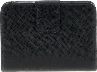Prada Saffiano Leather Wallet - Black