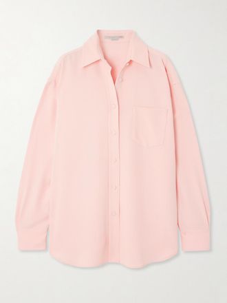 Stella McCartney Oversized-hemd Aus Cr&ecirc;pe - Pink