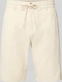 Lindbergh Regular Fit Bermudas aus Leinen-Baumwoll-Mix